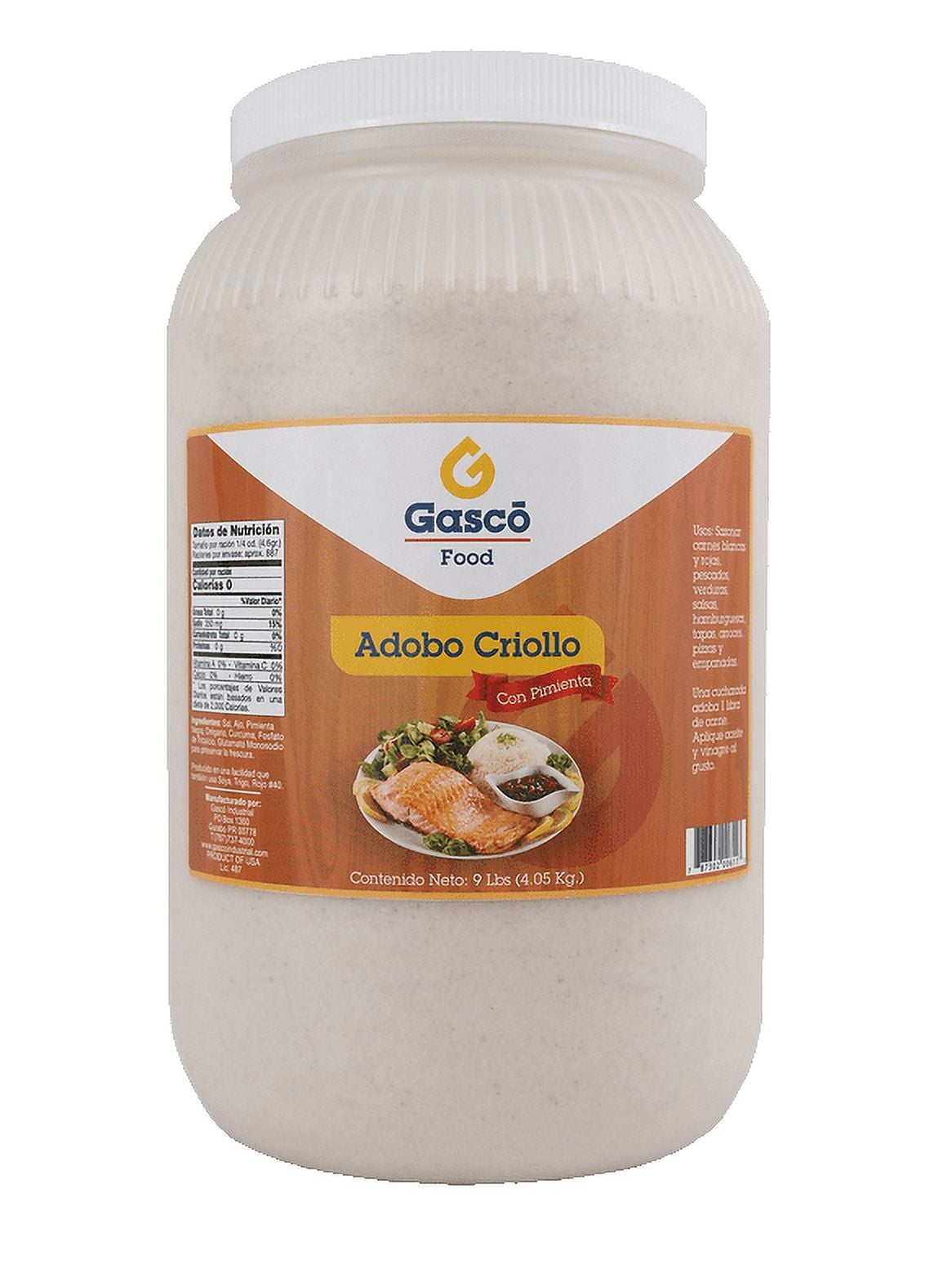 Gasco Adobo Criollo Con Pimienta - Walmart.com