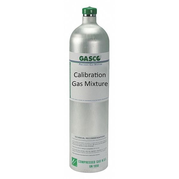 Gasco Calibration Gas,58L,Aluminum,C-10,500psi X02AI97CP580822 ...