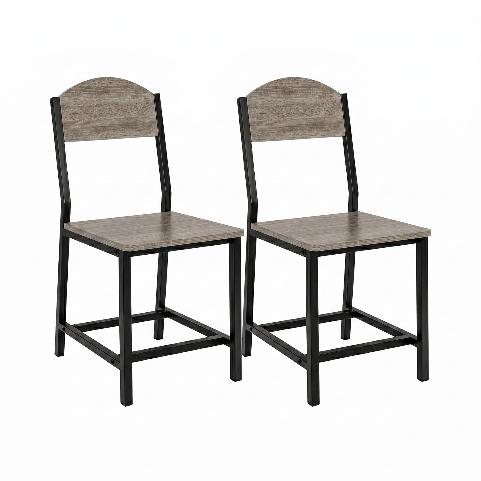 Gasee Dining Chairs Set of 2,Wood Dining Chairs with Metal Legs for ...