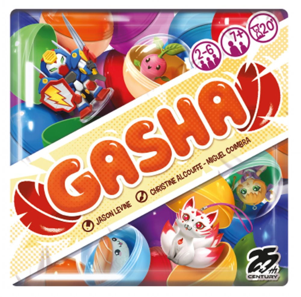 Gasha , Family Card Game for 2 to 6 Players , Collect Gashapons to ...