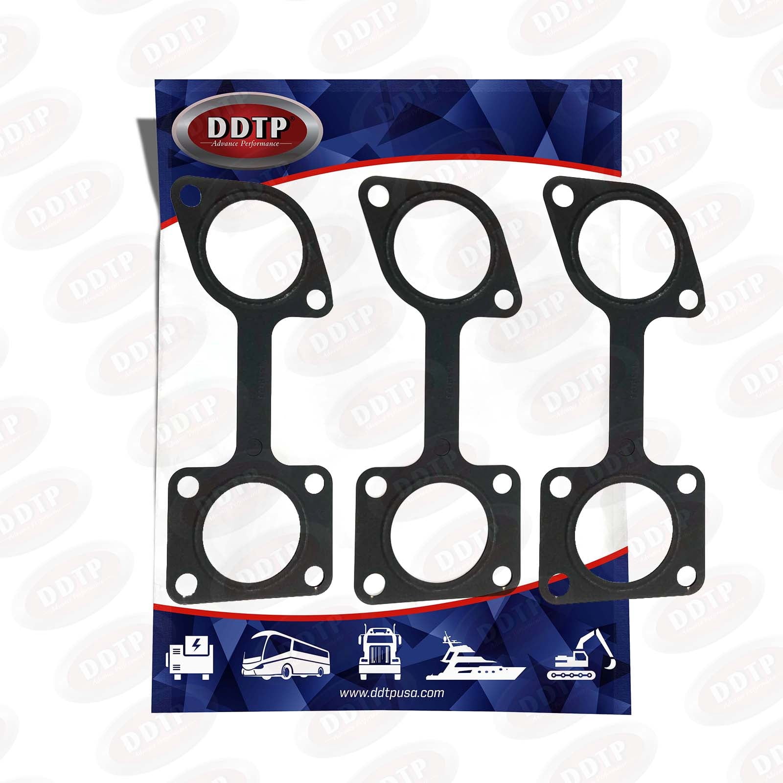 Gasket Exhaust Manifold Detroit Diesel S60 (Set of 3) (23539193 ...