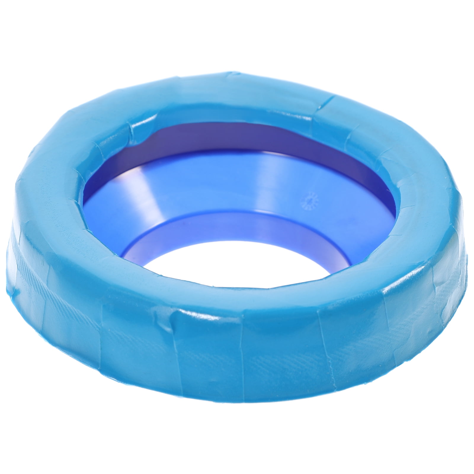 CHICHUMID Round Toilet Bowl Sealing Ring Blue Rubber Odor Prevention ...