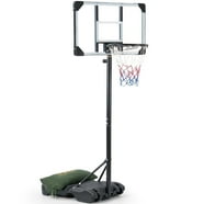 First Team OmniChamp Eclipse Steel-Glass-HDPE Portable Basketball System44; Black - Walmart.com