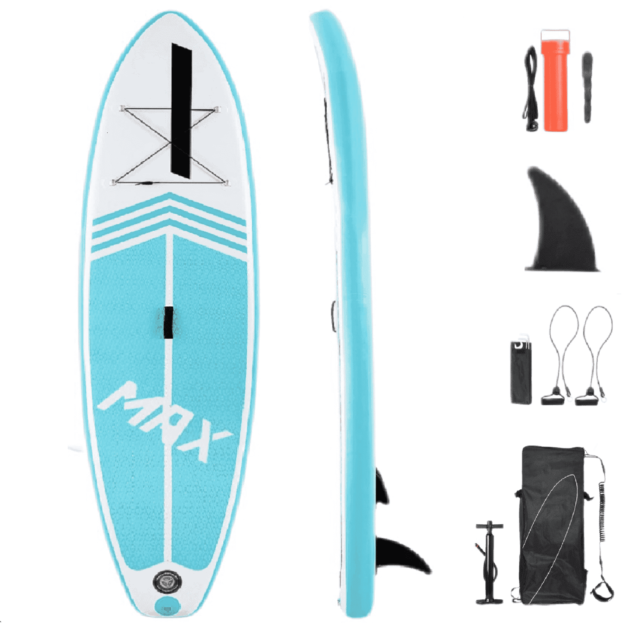 GASKY Inflatable Paddle Board 6 in Thick Stand Up Paddle Board with ...