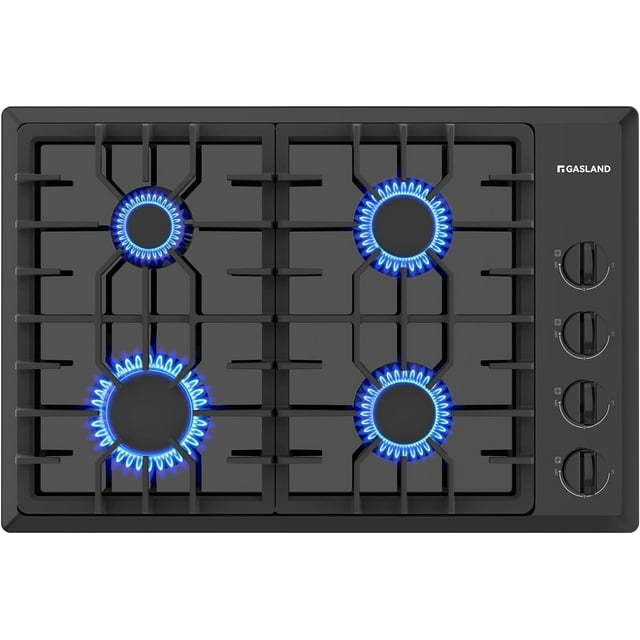 Gasland Chef 30 in. NG/LPG Convertible Gas Cooktop in Porcelain Enamel ...