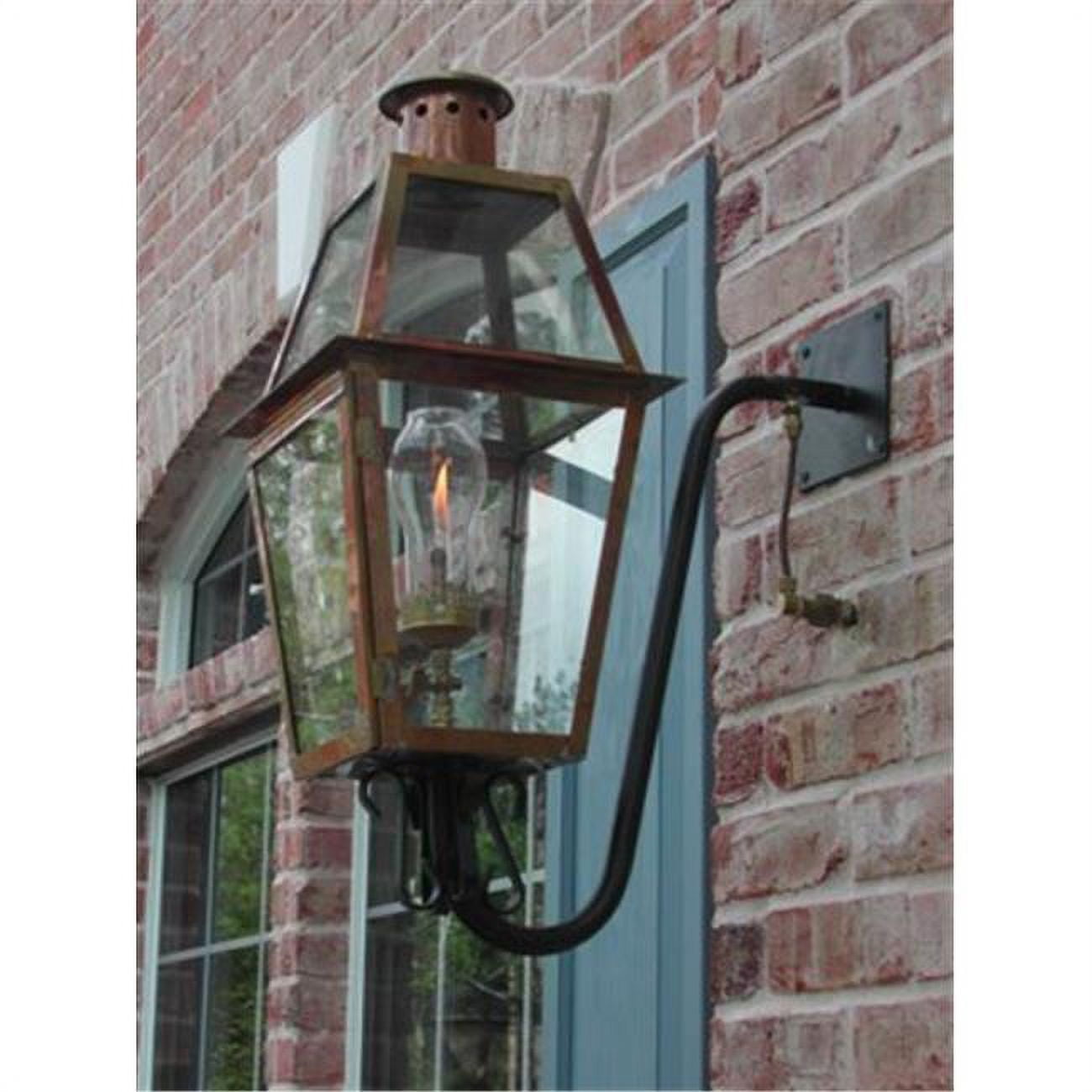 Gaslight America West-1 GL121 25in. T x 13in. W Lea Rue Series Copper ...