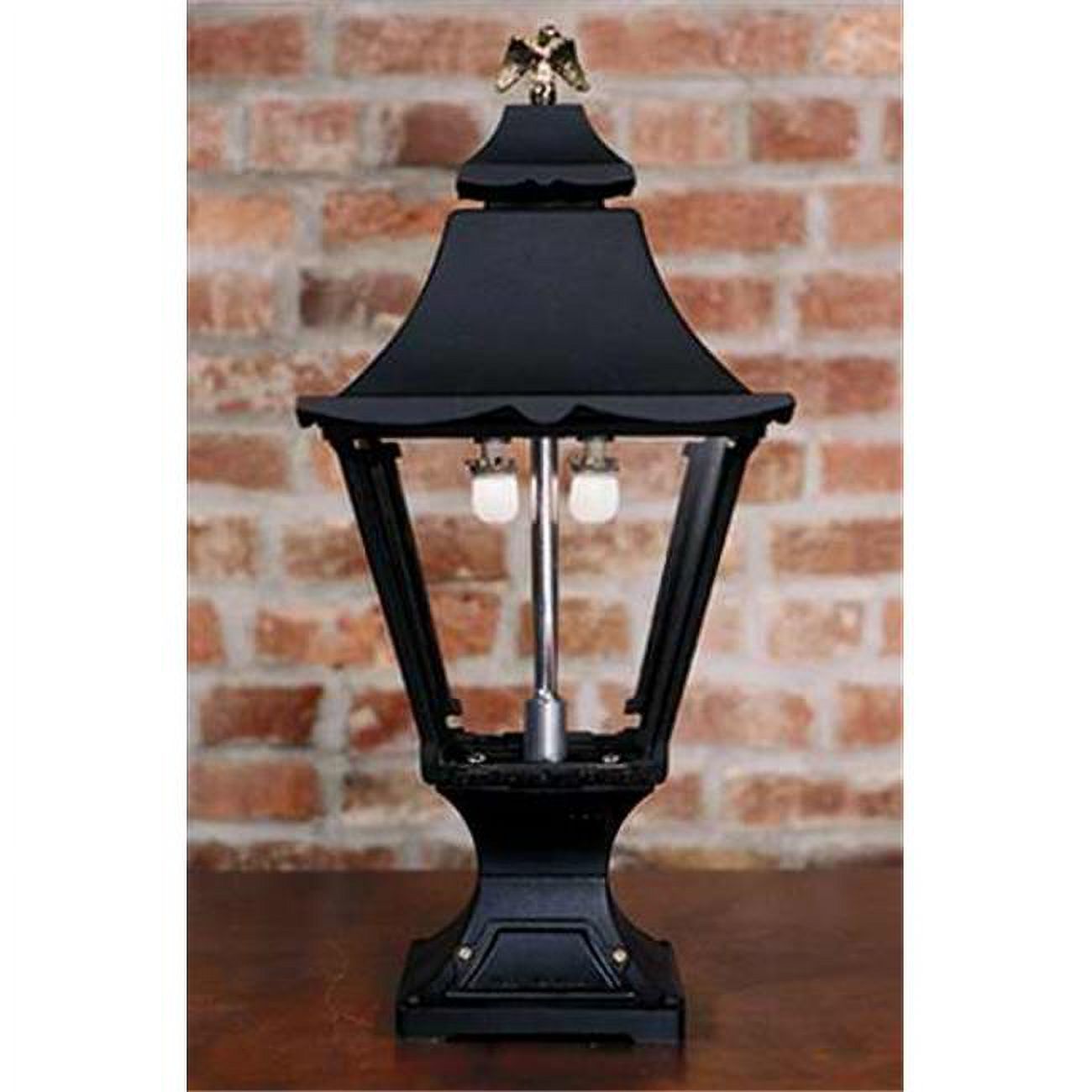 Gaslight America West-1 GL1900PB Aluminum Gas Light Head for Pedestal ...