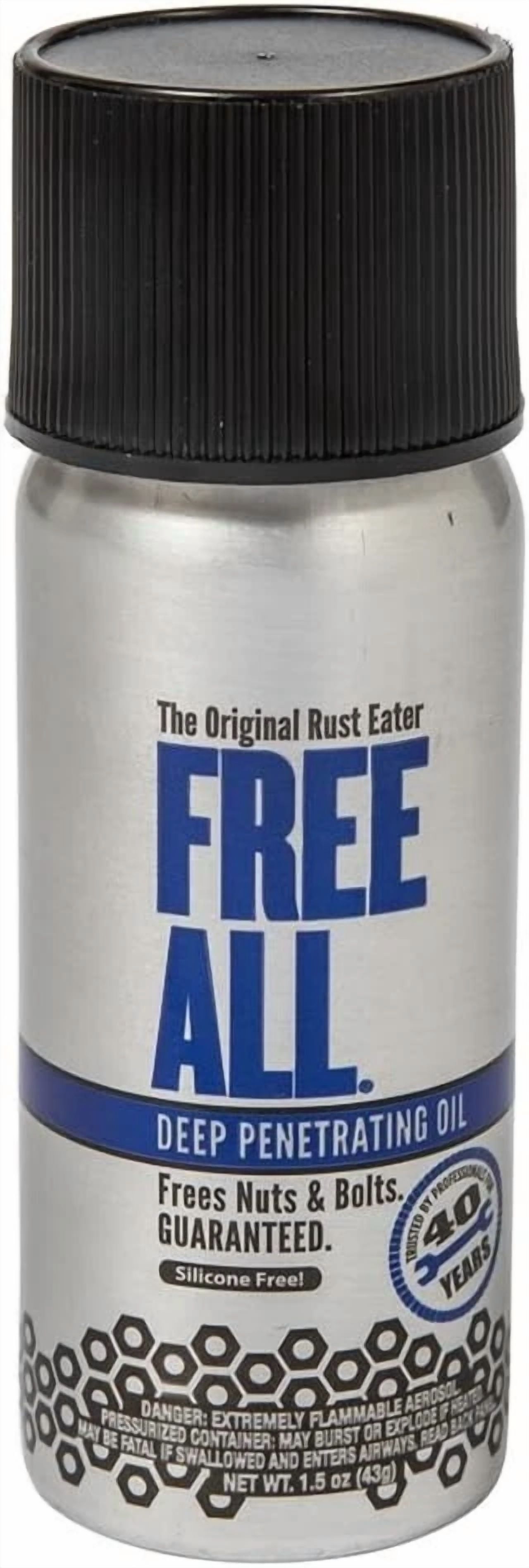 Gasoila Free All Rust Eater Deep Penetrating Oil 1.5 Oz Aerosol - Walmart.com