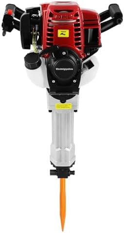 Gasoline Demolition Jack Hammer, 37.7cc 2in1 Gasoline Concrete Breaker ...