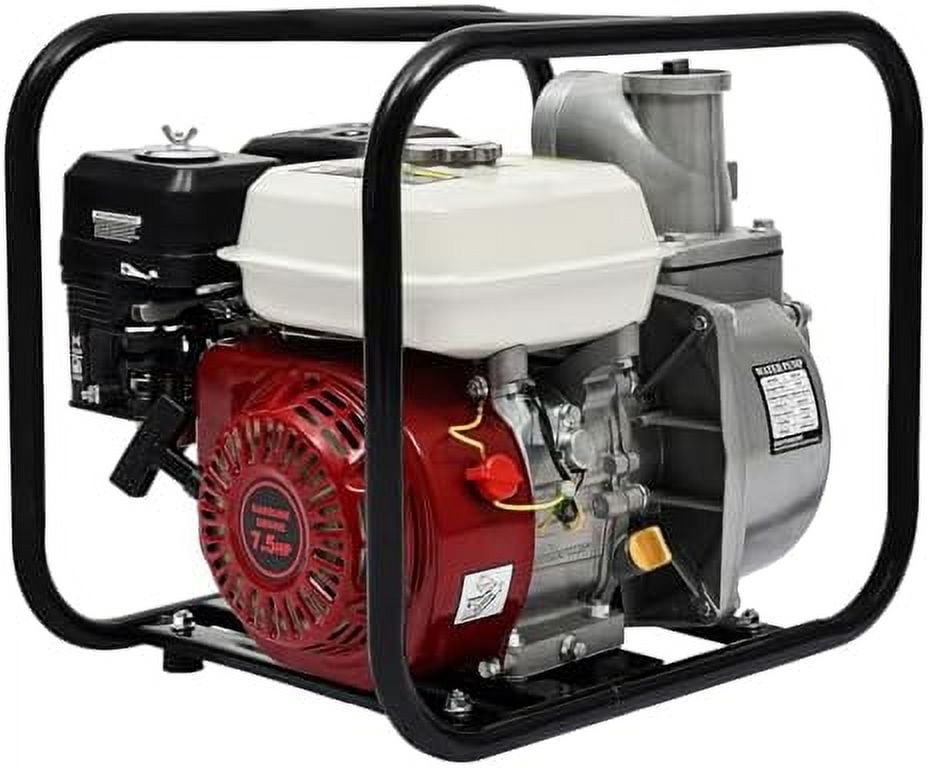 3Inch 7.5HP 4-Stroke Gasoline Engine Water Pump,210cc Portable Water ...