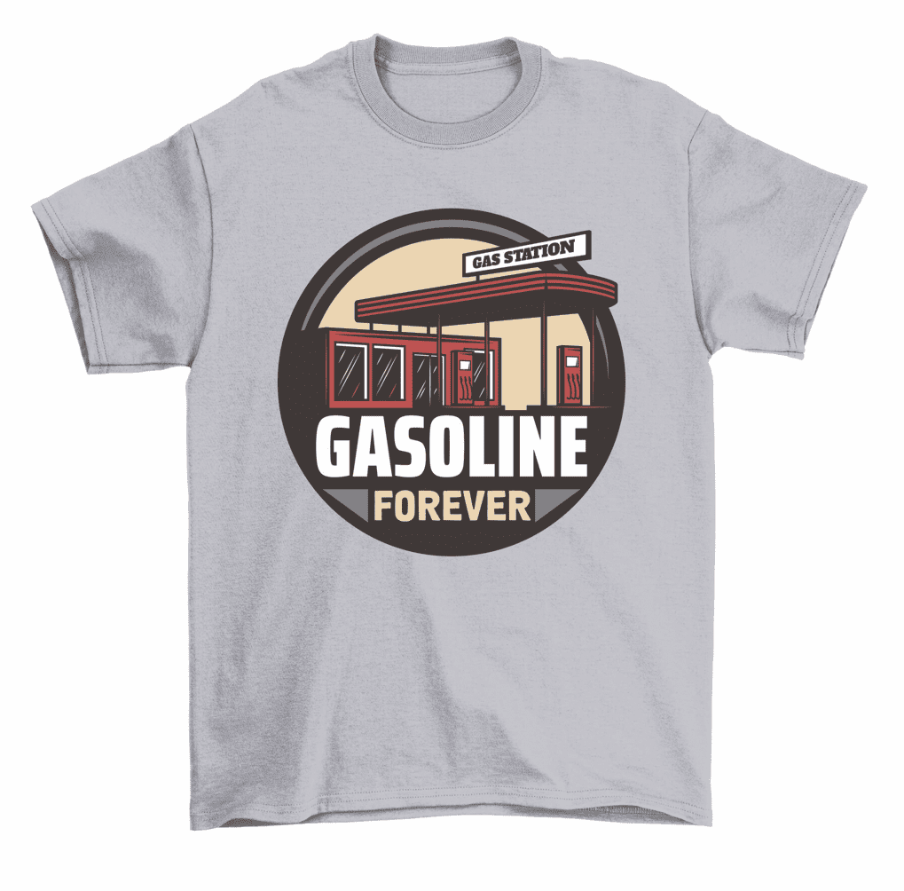 Gasoline Forever T-Shirt Gas Cars Tee Men - Walmart.com
