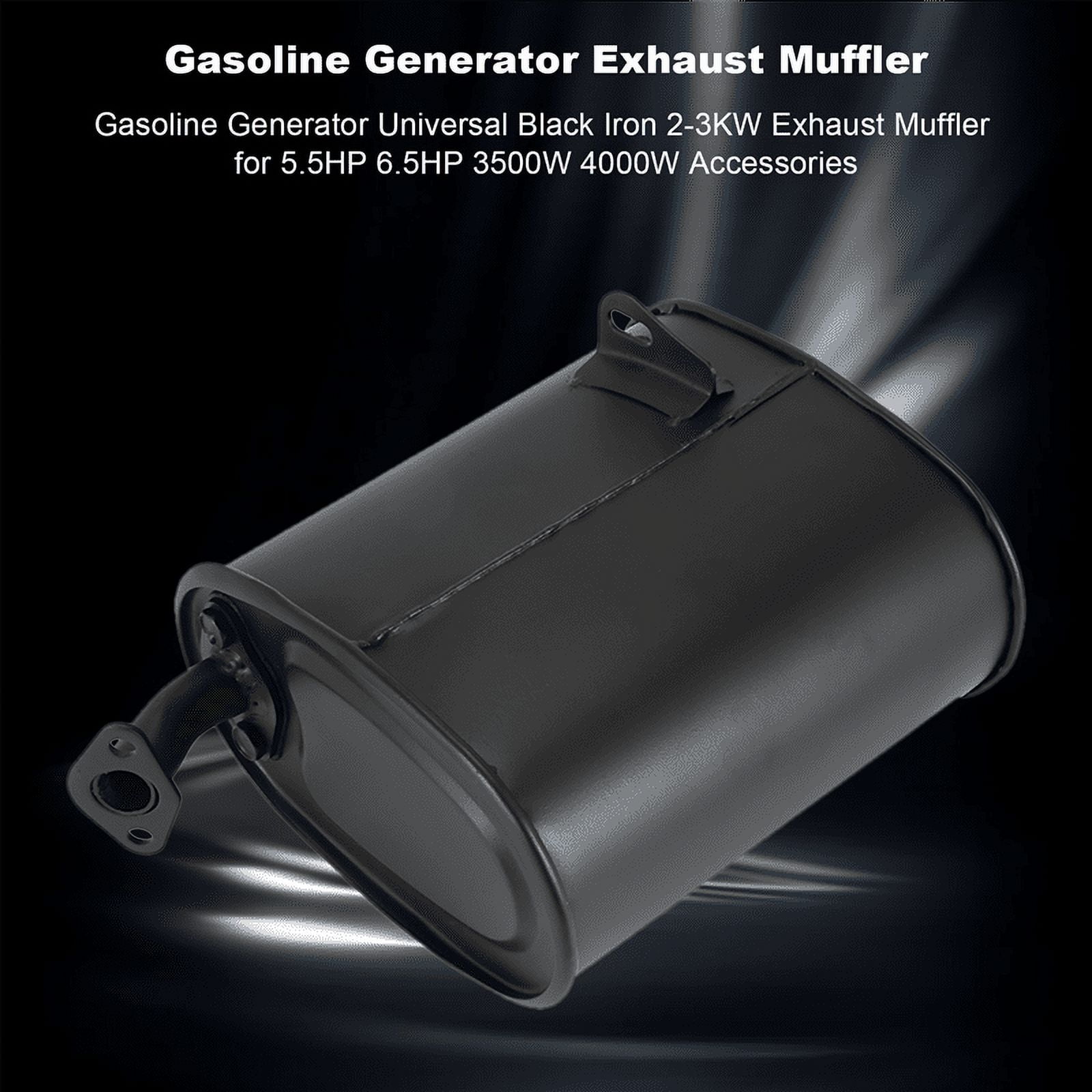 Gasoline Generator Universal 2-3KW Exhaust Muffler for 5.5HP 6.5HP ...