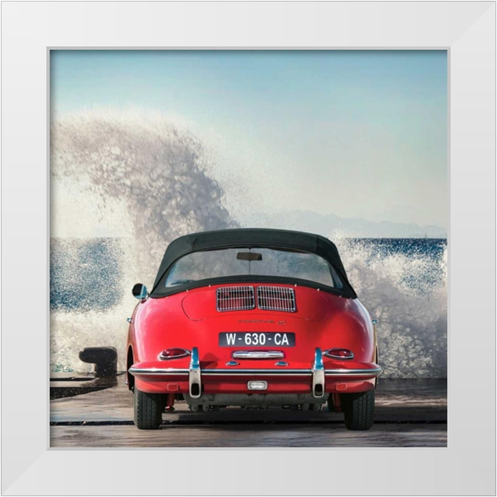 Gasoline Images 15x15 White Modern Wood Framed Museum Art Print Titled ...