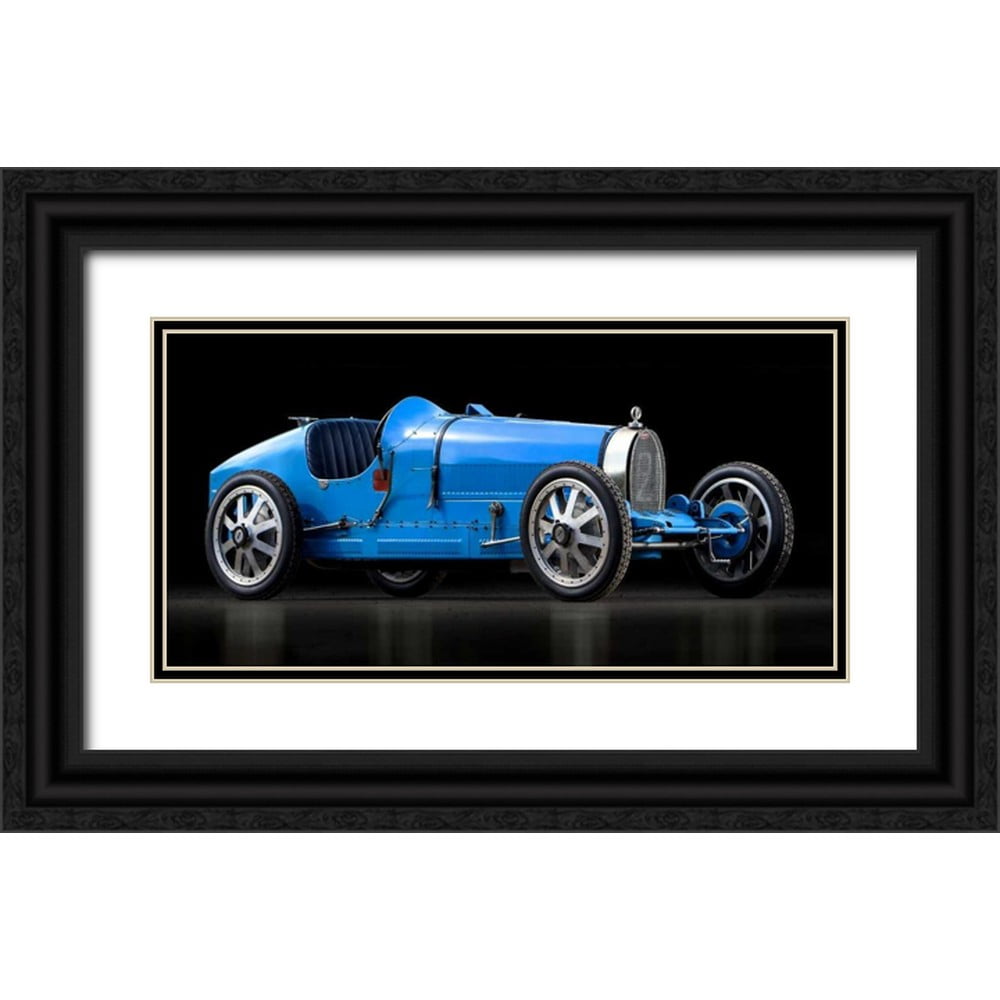 Gasoline Images 18x11 Black Ornate Wood Framed with Double Matting ...