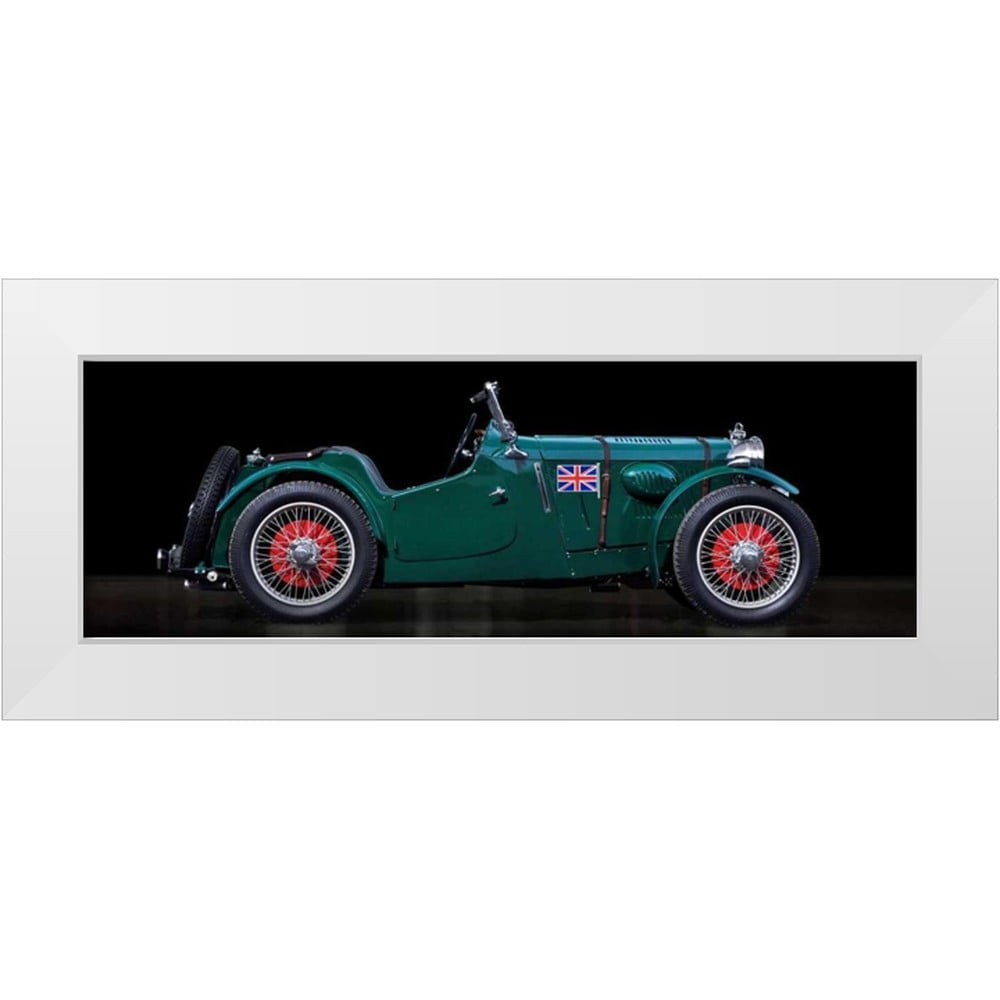 Gasoline Images 32x13 White Modern Wood Framed Museum Art Print Titled ...