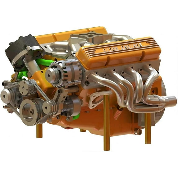Gasoline OHV Small-Block Engine Model Kits, Mini Engine Kits That Runs ...