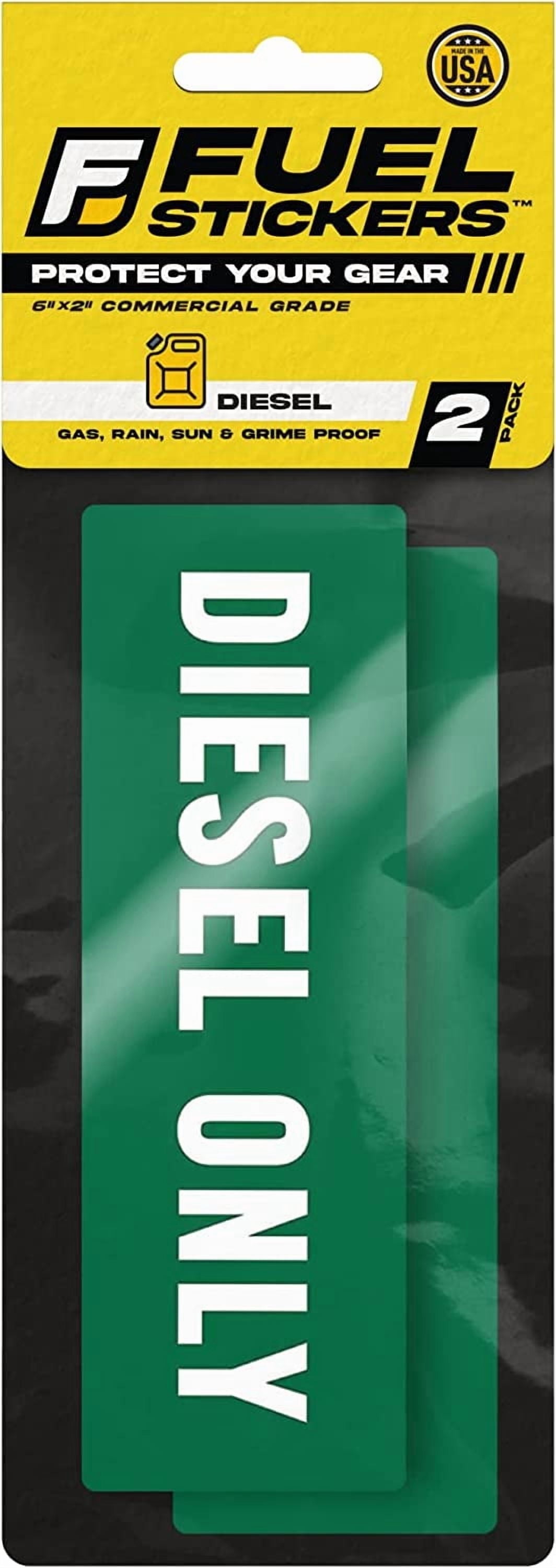 Diesel Only Sticker - Diesel Label for Fuel Storage Container, Truck ...