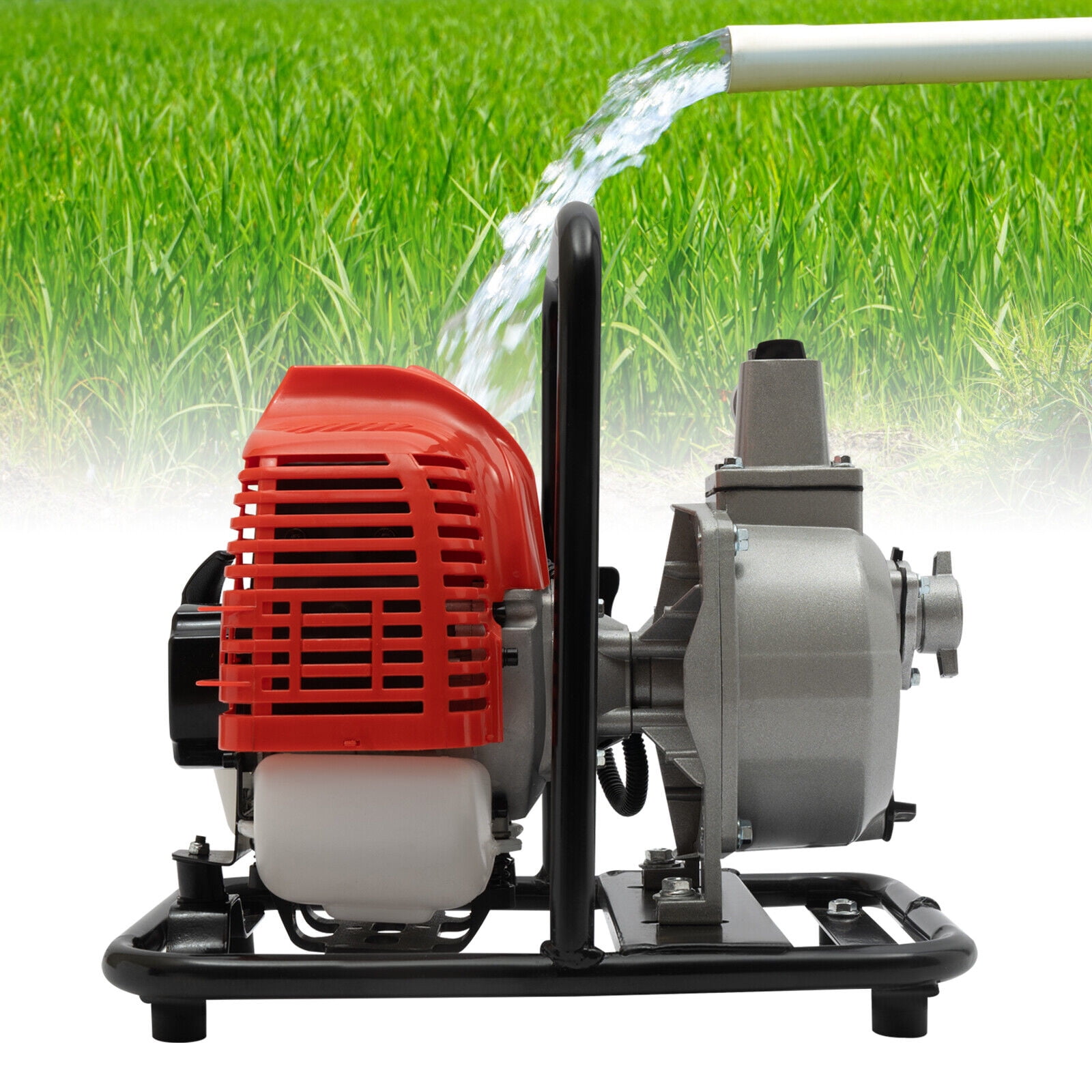 HiKaRiGuMi GDAE10, 1.7HP, Gasoline, Semi-Trash Water Transfer Pump ...