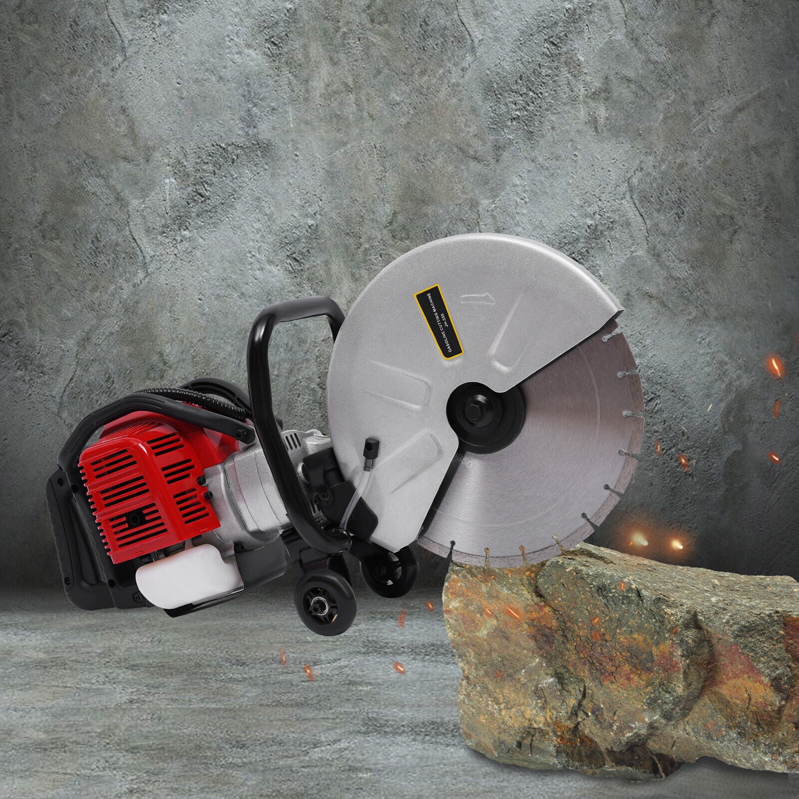 Gasoline Powered 52cc Cutting Saw 120mm Max Depth, Wet/Dry Use with ...