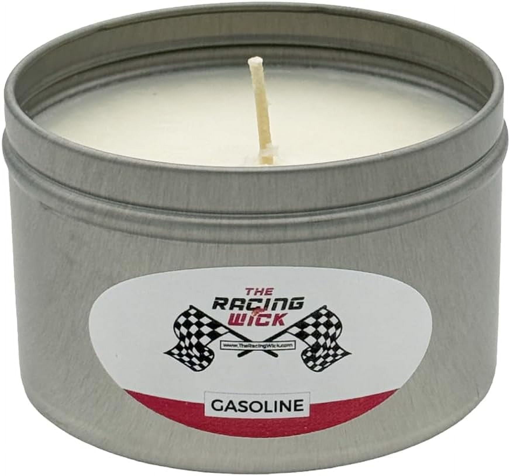 Gasoline Scented Candle - The Racing Wick - 8oz Tin Can - Walmart.com