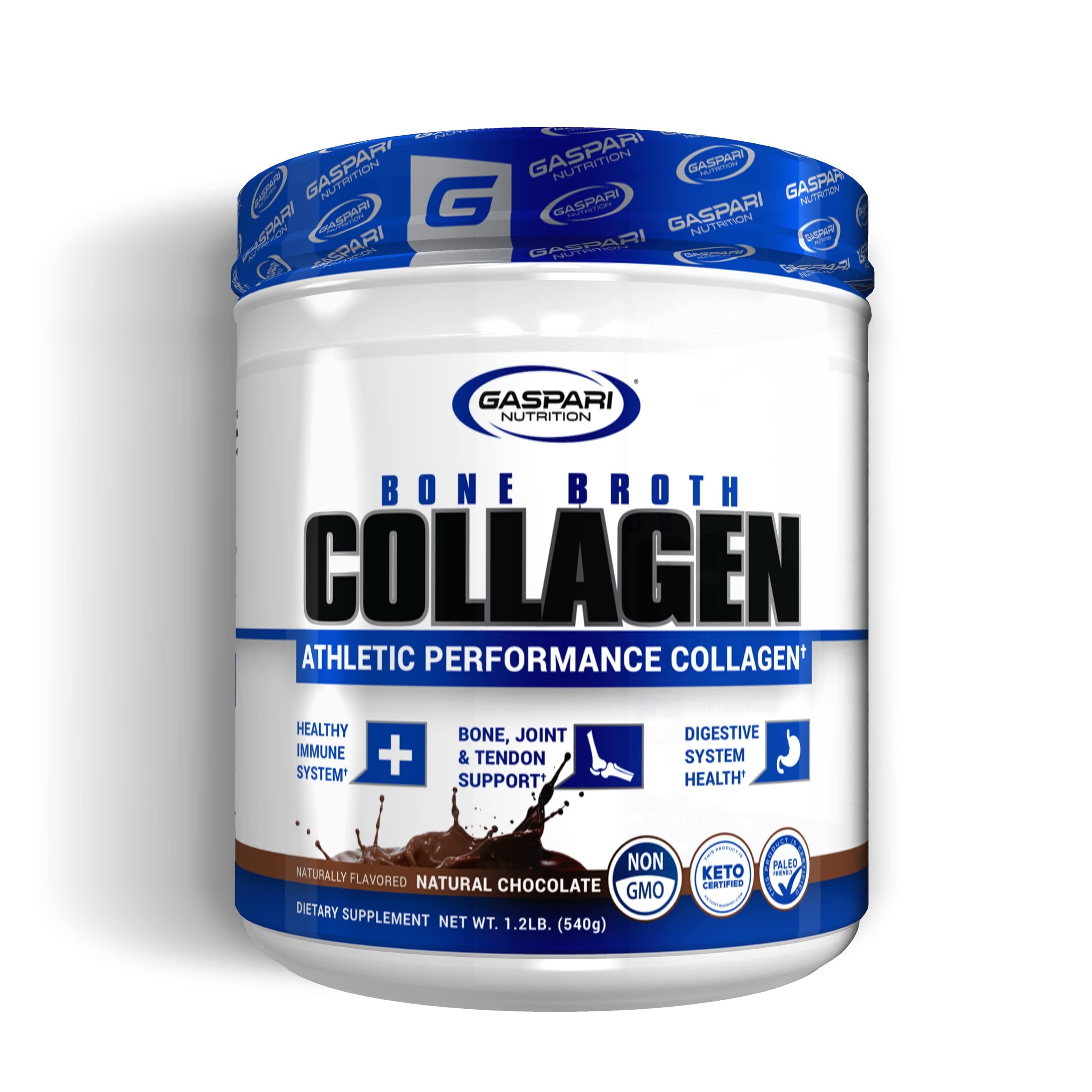 Gaspari Nutrition BONE BROTH COLLAGEN Natural Chocolate 1.2 lb/540g - 30 Servings - Walmart.com