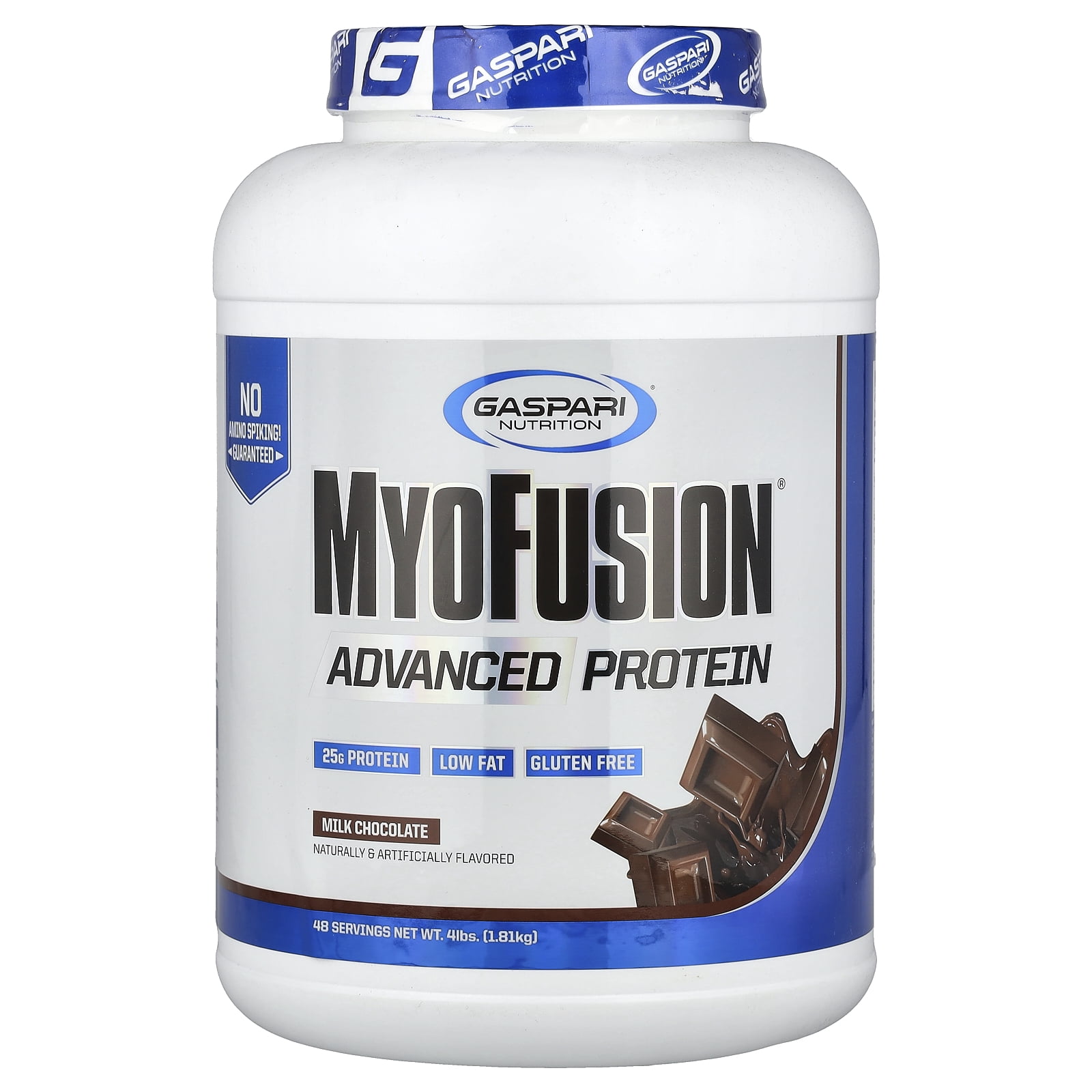 Gaspari Nutrition MyoFusion®, Advanced Protein, Milk Chocolate, 4 lbs ...