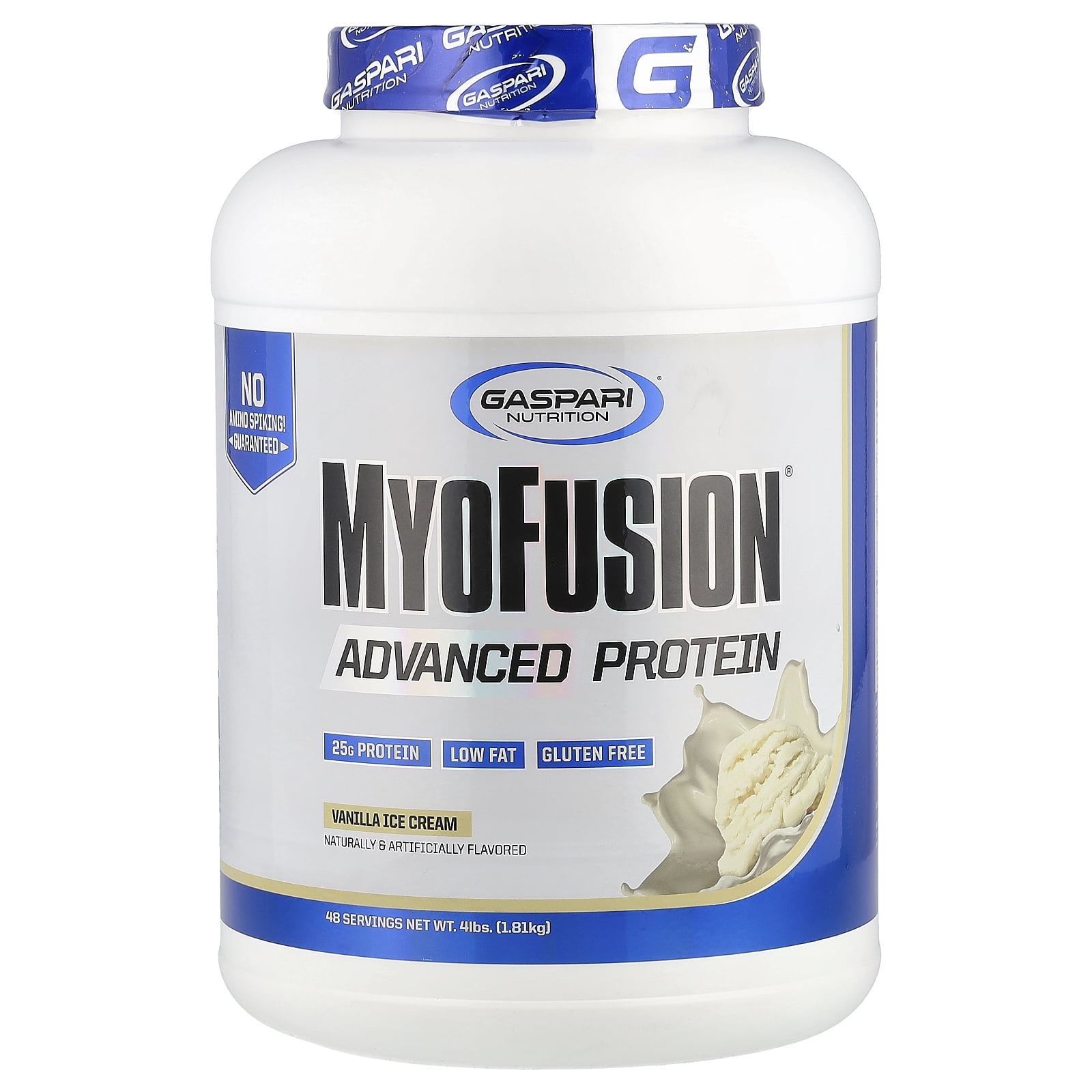 Gaspari MyoFusion Advanced Protein, Vanilla, 4 lbs - Muscle Builder ...