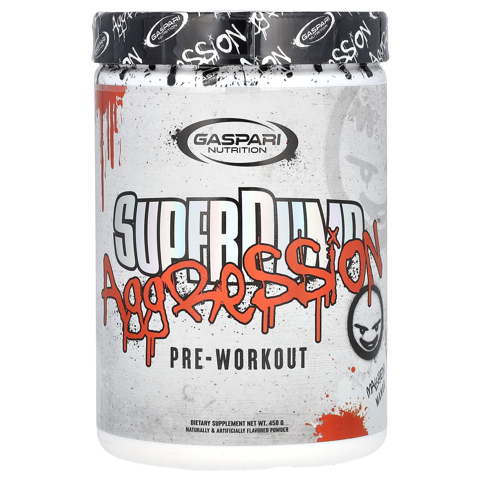 Gaspari Nutrition SuperPump Aggression Pre-Workout, Mayhem Mango, 450 g - Walmart.com