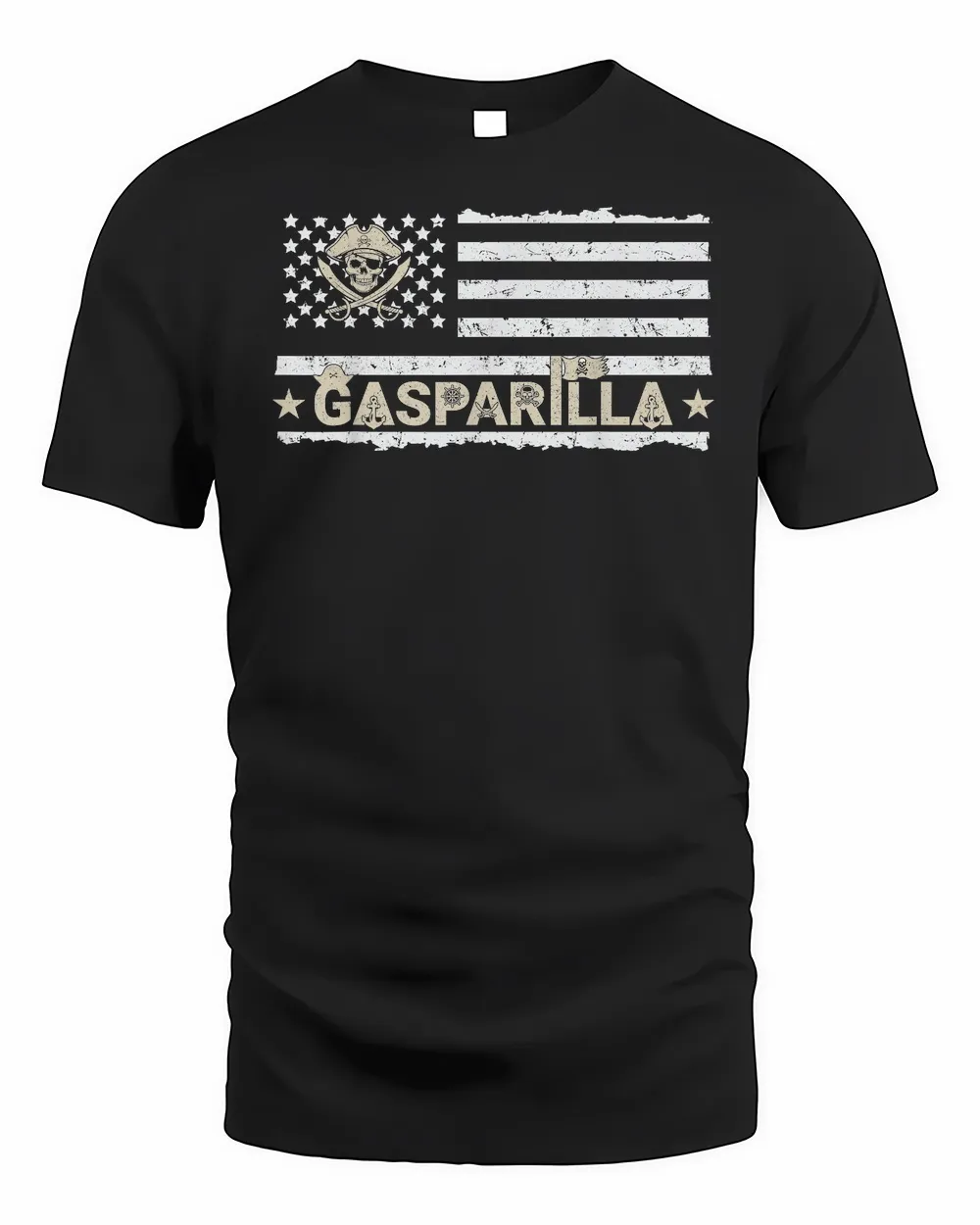 Gasparilla 2026 Pirate Festival US Flag Patriotic Costume Shirt ...