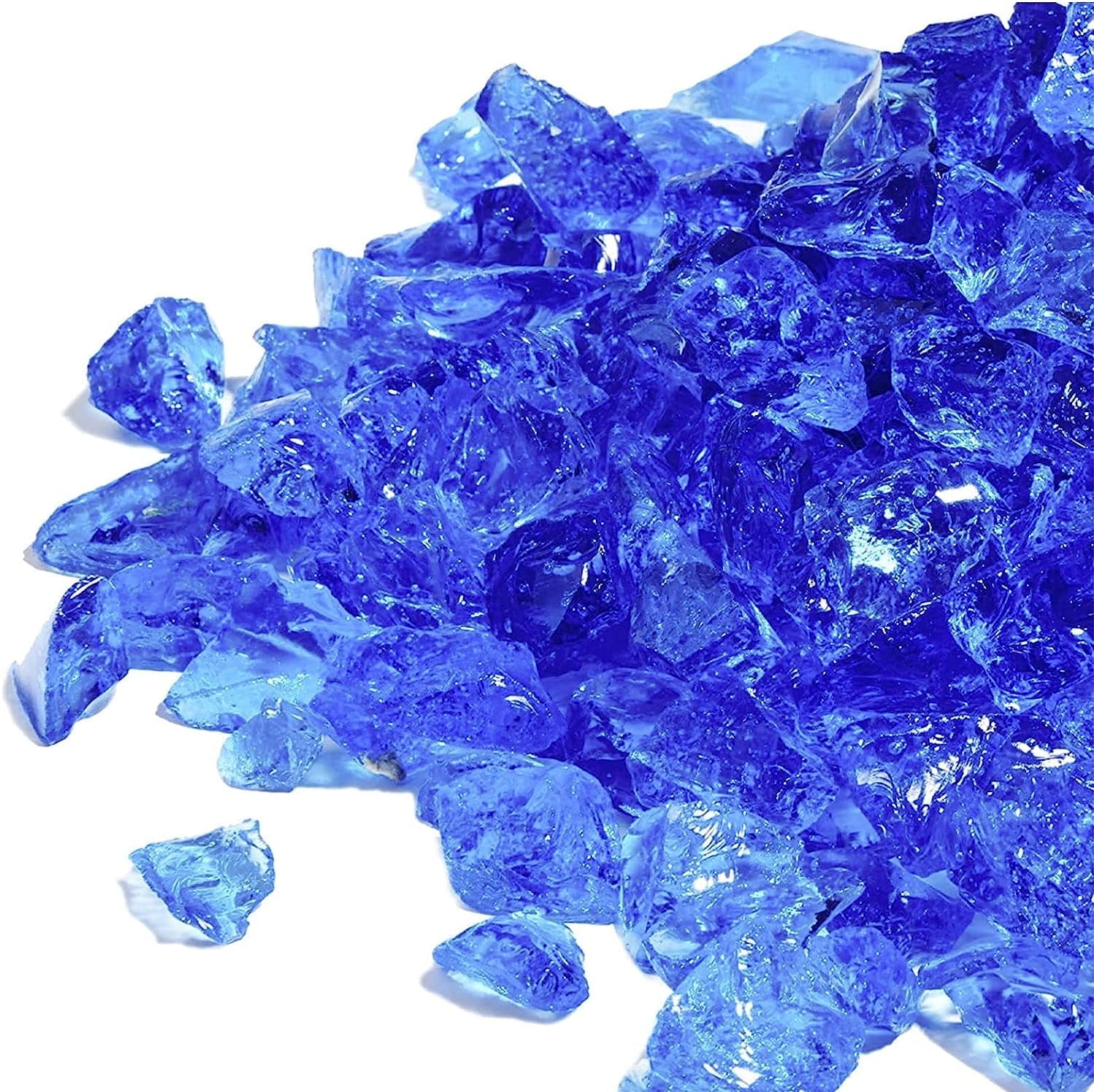 Gaspro 1/2 inch Blue Fire Glass, 10 lbs - Walmart.com
