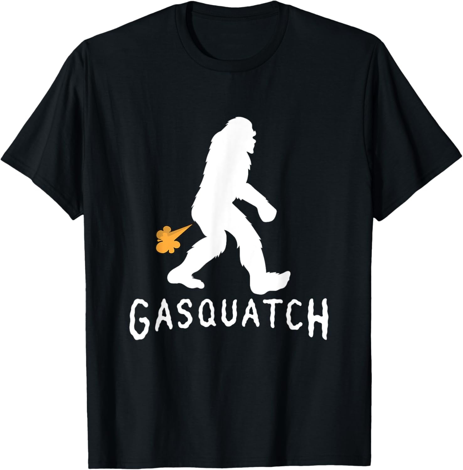 Gasquatch Funny Bigfoot Farting Gassy Sasquatch Fart T-Shirt - Walmart.com