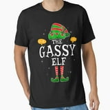 Gassy Elf Group Matching Family Holiday Inspired Funny Cute Cartoon ...