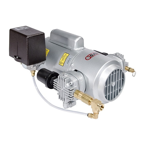 Gast Piston Air Compressor, 0.75 hp, Tankless 5LCA-246S-M550GX ...