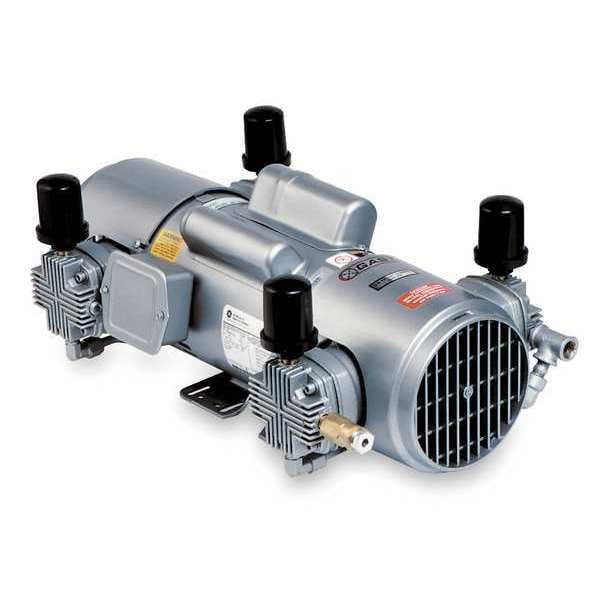 Gast Piston Air Compressor,1-1/2HP 7HDD-57-M750X - Walmart.com