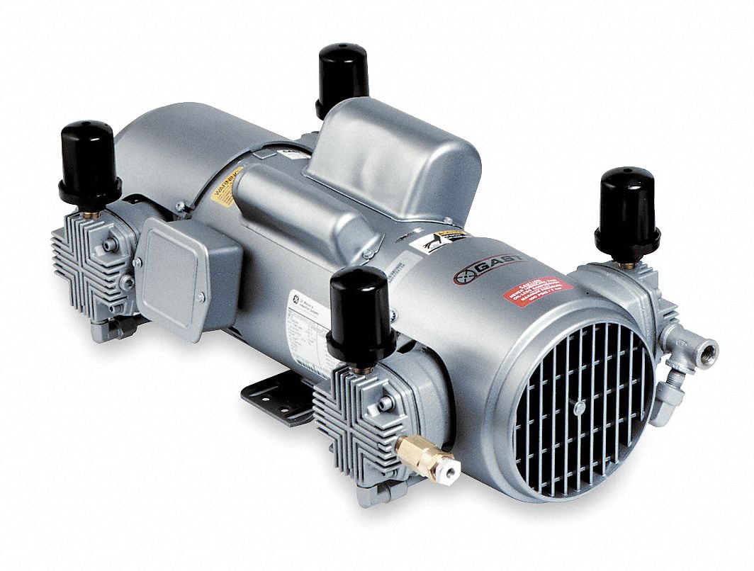 Gast Piston Air Compressor, 2 hp, 1 Phase 8HDM-19-M850X - Walmart.com