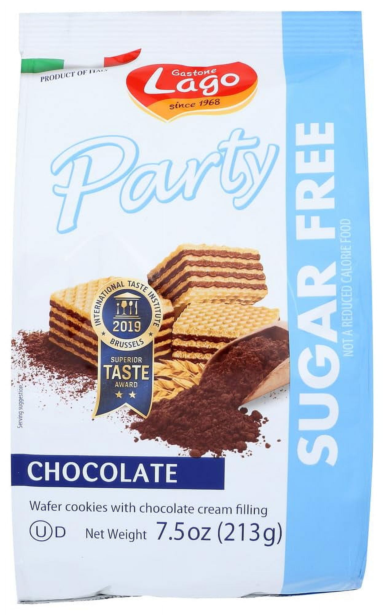 Gastone Lago Party Wafers AIF4 Cookies 7.5 oz, 213 g (Chocolate Sugar ...