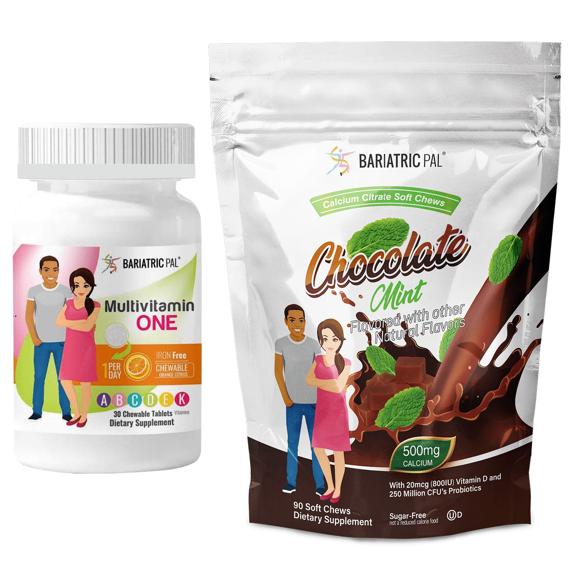 Gastric Bypass Complete Vitamin Pack - Chewables Size: 1-Month Supply ...