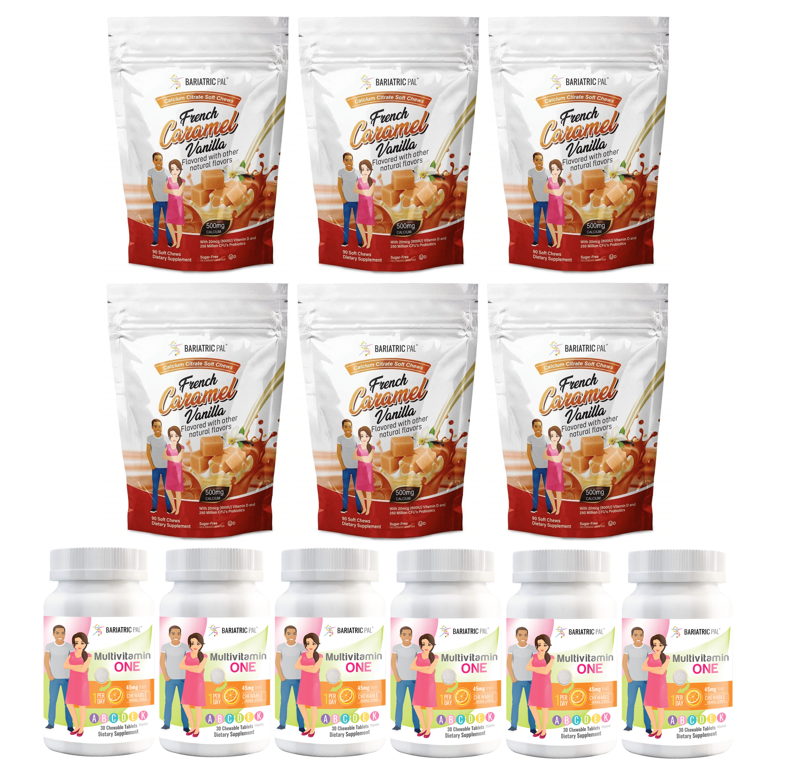 Gastric Sleeve Complete Vitamin Pack - Chewables Size: 6-Month Supply ...