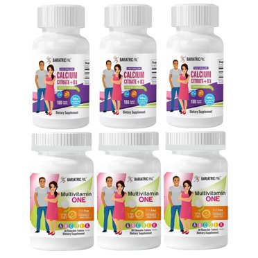 Duodenal Switch Vitamin Pack - Tablets BariatricPal Multivitamin ONE ...