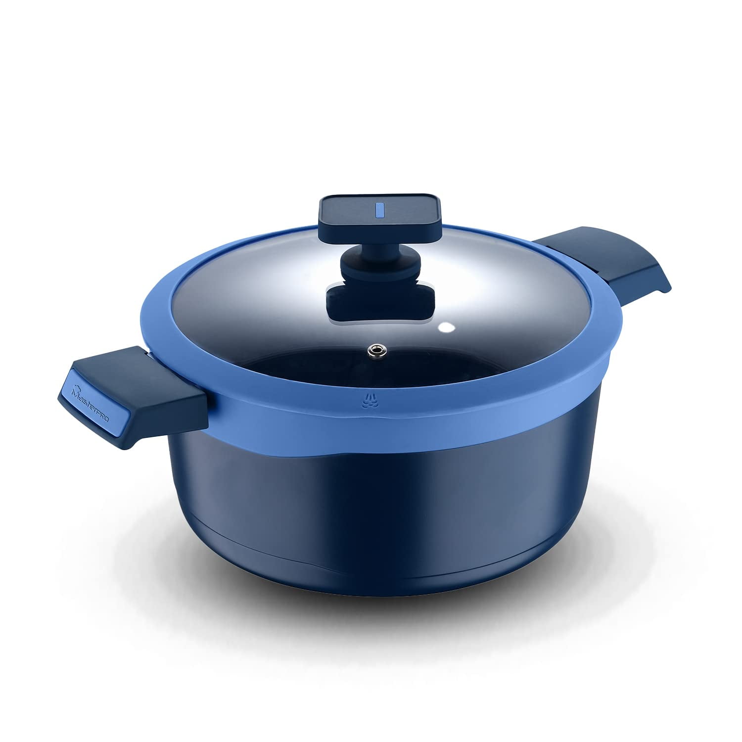 Gastro Non Stick Blue Cooking Casserole Or Briyani Pot Or Handi With ...