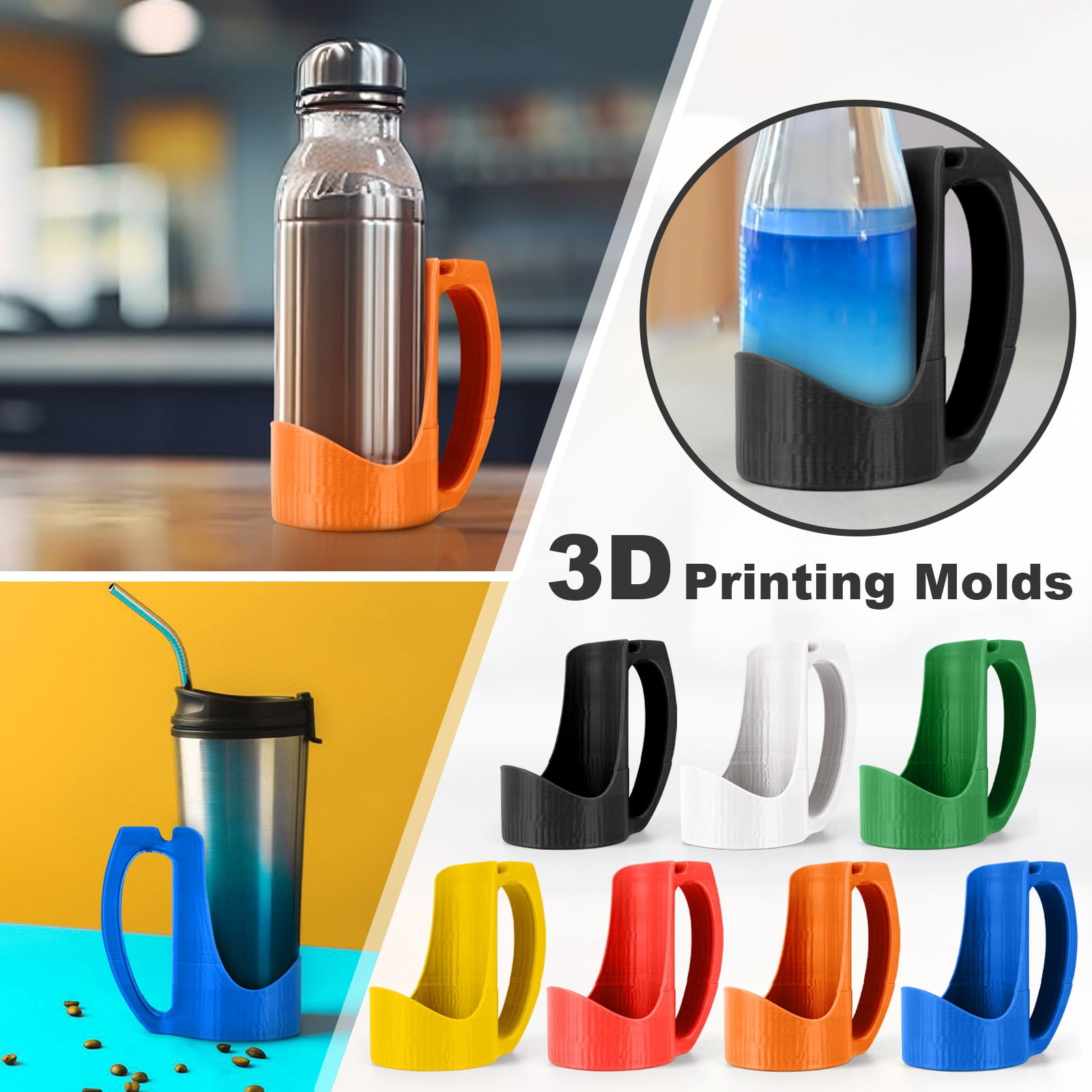 Gasue Cup Holder Action Figures Decorations, Stick Figures Cup Holder ...