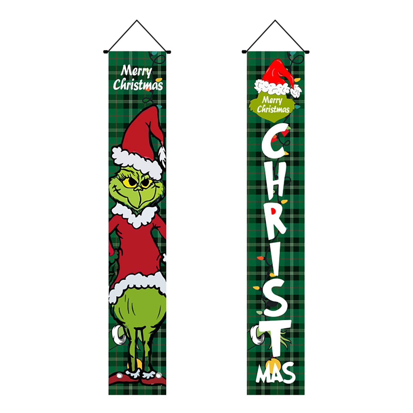 Lunuaoe Grin/ch Christmas Decorations Christmas Banners Decorations ...