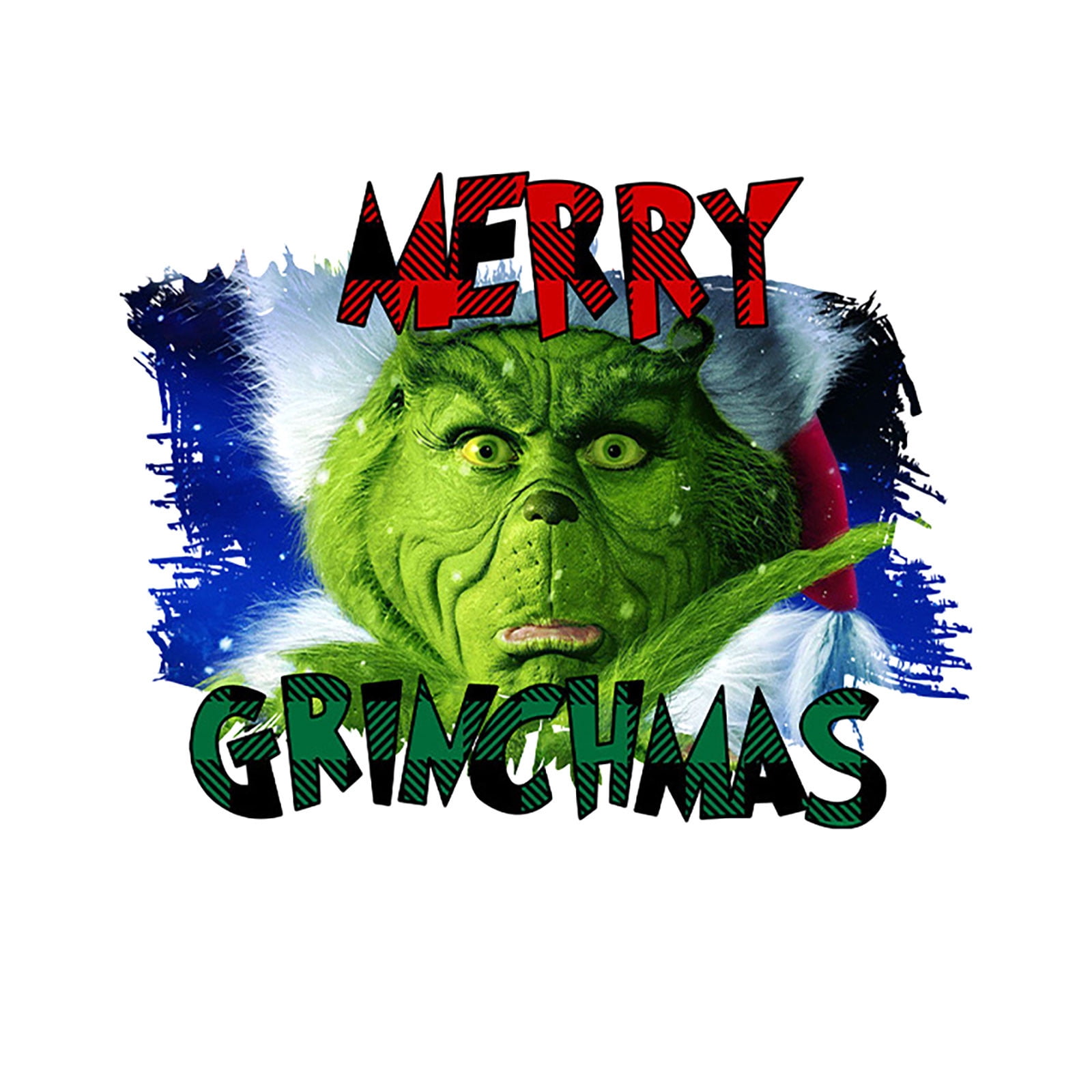 Gasue The Grinch Christmas Decorations Christmas Iron On Transfer Heat ...