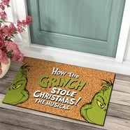 Christmas Doormat Holiday Indoor Outdoor 40 x 60cm,Christmas Grinch Mat ...