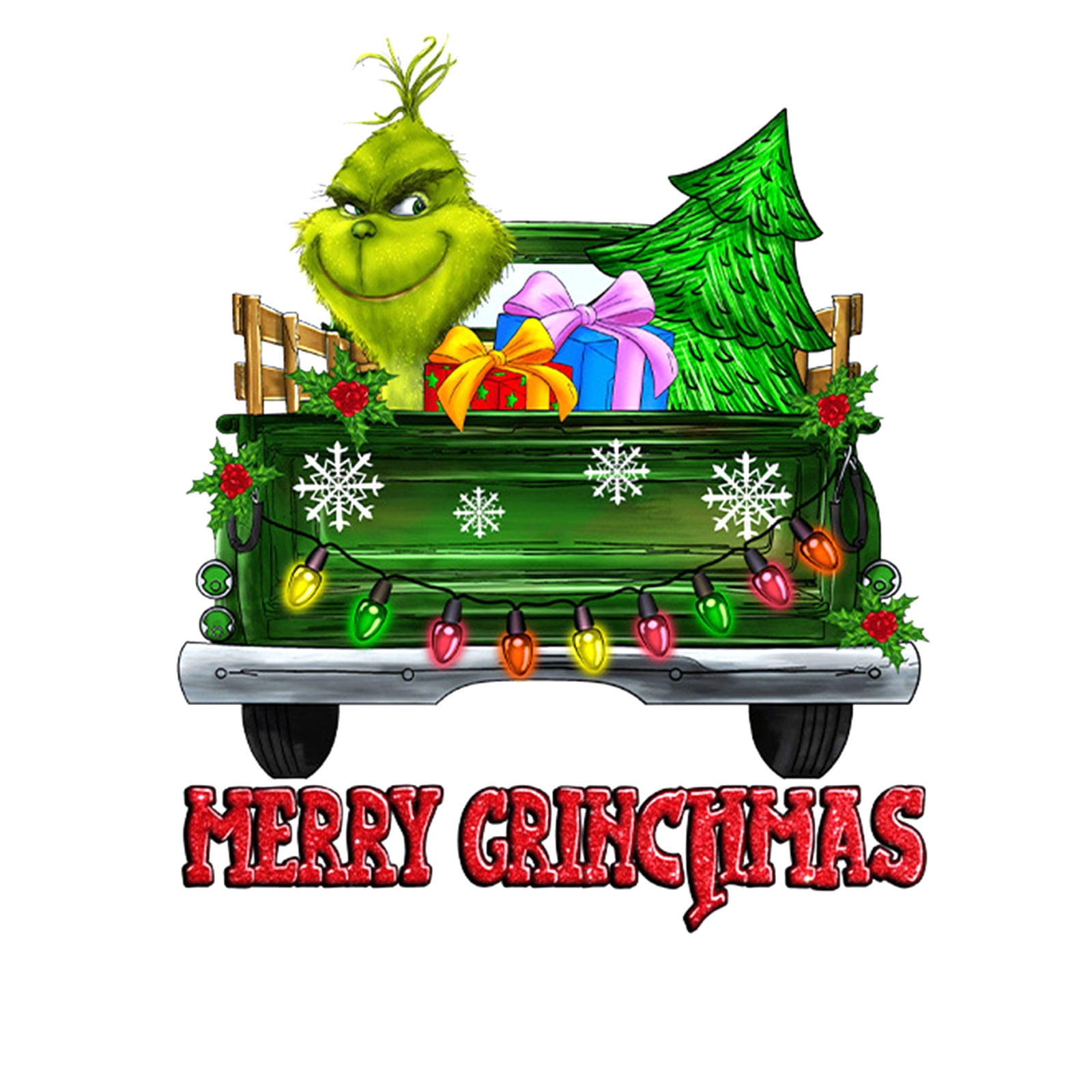 Gasue Grinch Decorations, Christmas Iron On Transfer Heat Transfer ...