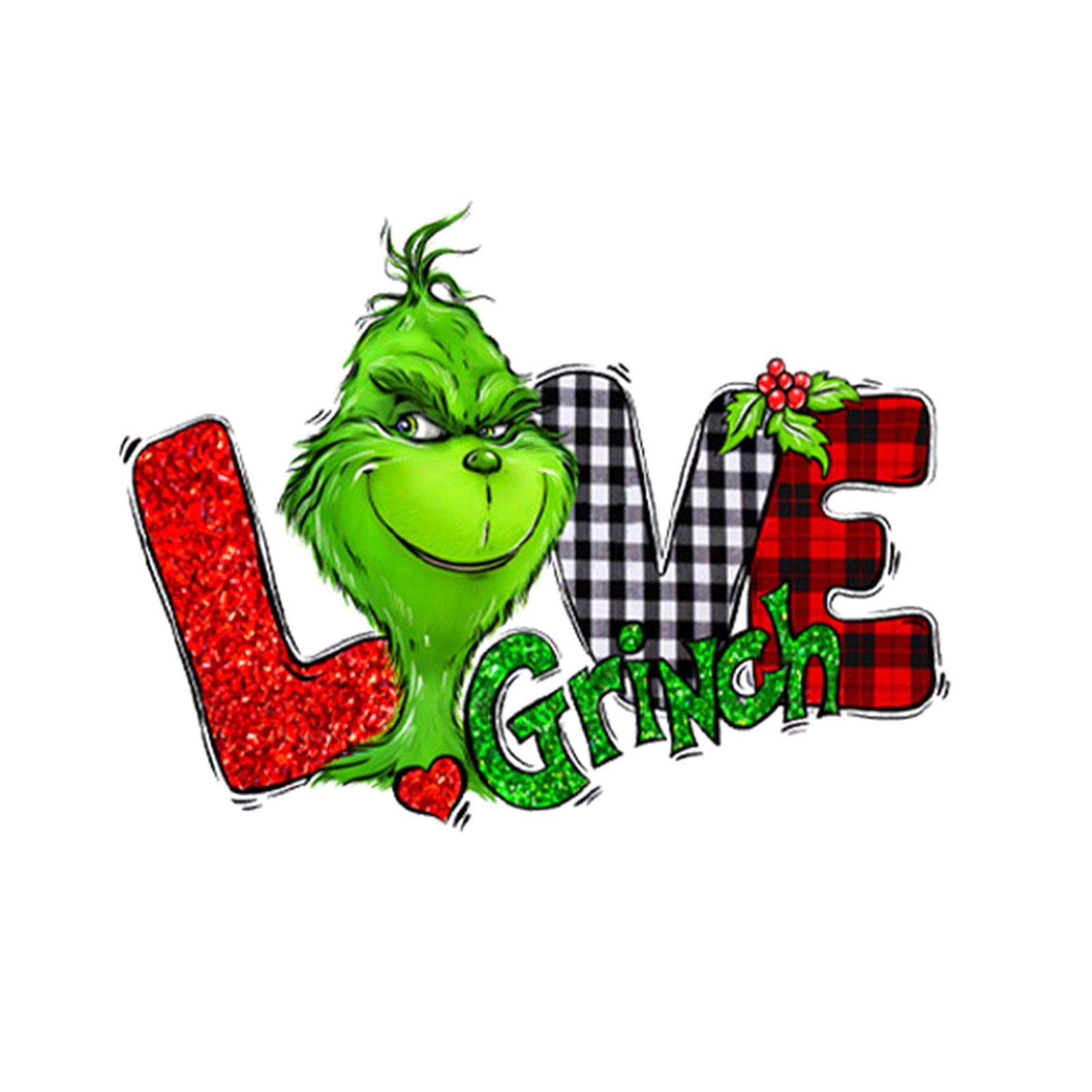 Gasue The Grinch Christmas Decorations, Christmas Iron On Transfer Heat ...