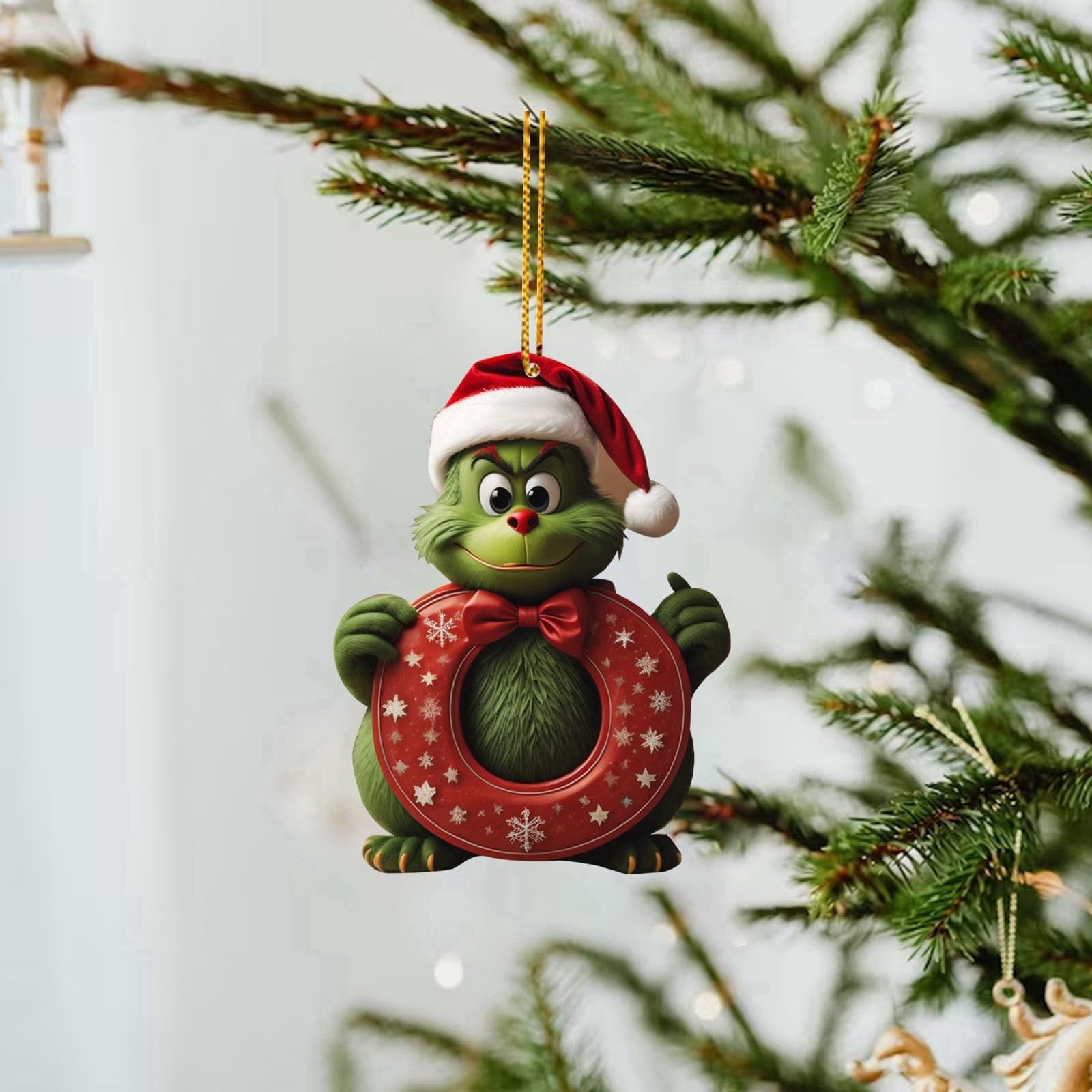 Gasue The Grinch Christmas Decor, Christmas Decorations - initial Green ...