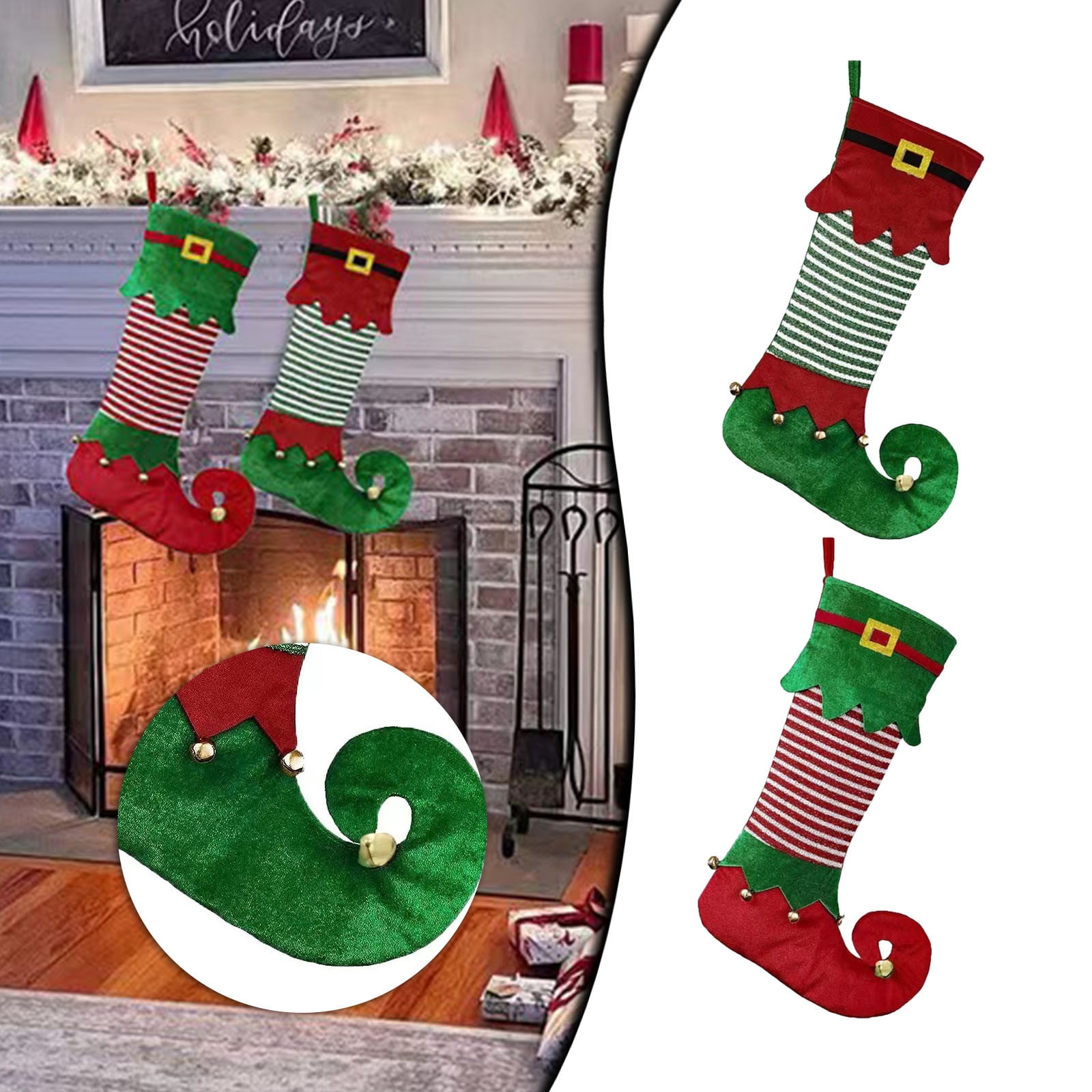 Lunuaoe Christmas Decorations ClearanceCute Christmas StockingSanta ...