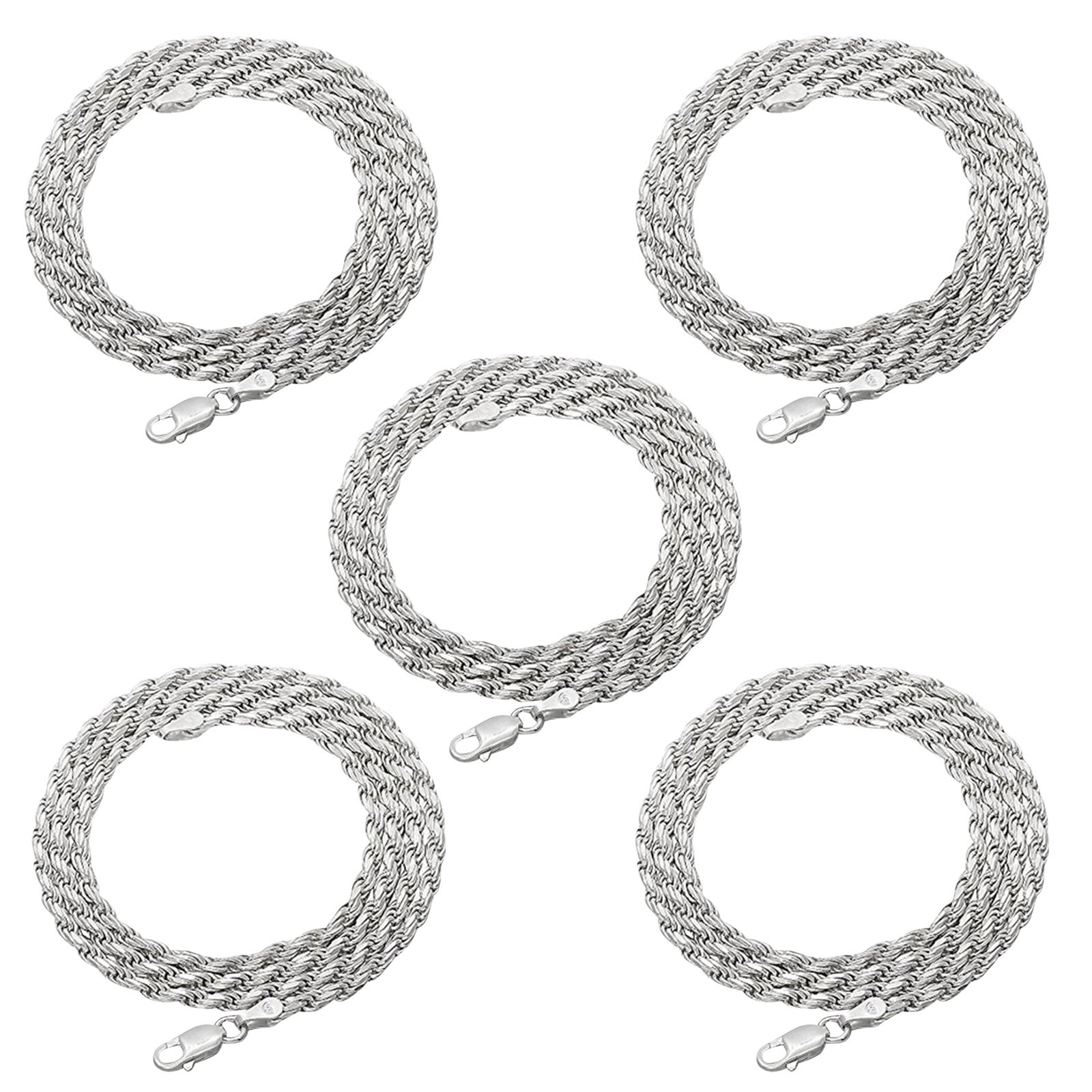 Gasue Valentines Day Gifts - Pure Titanium Chain Necklace for Men Women ...