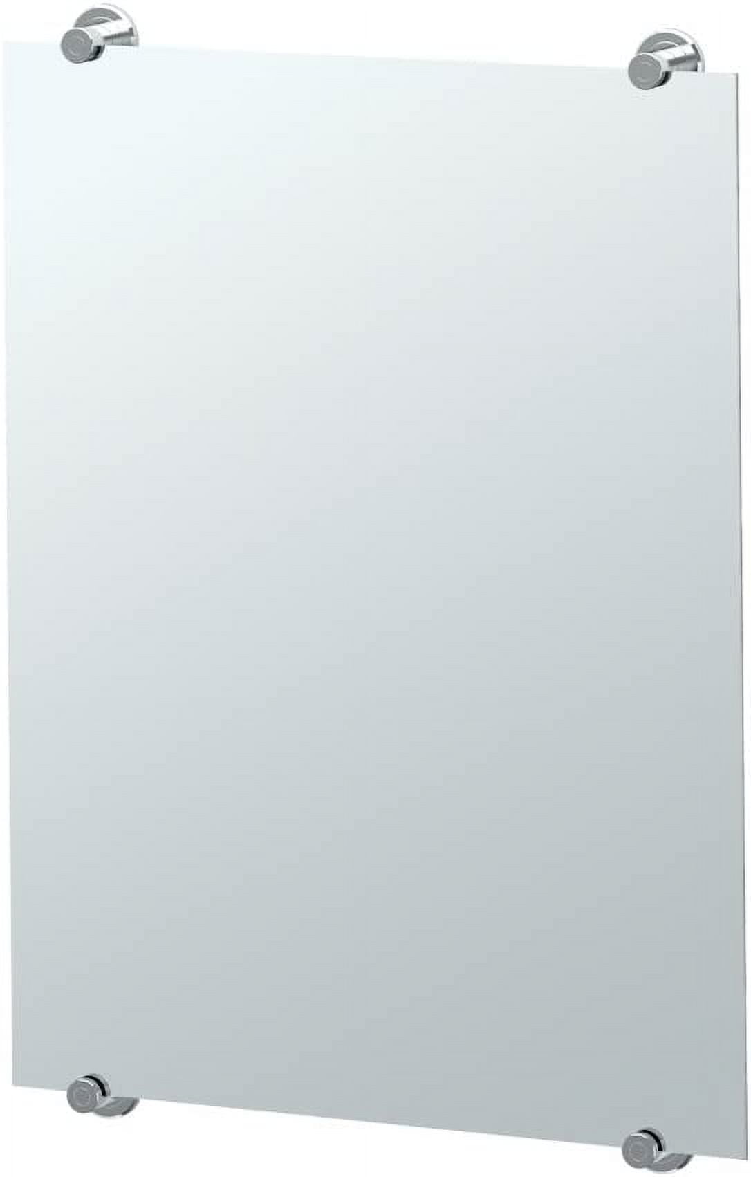 Gatco 1561 Latitude II Fixed Mounted 30" Frameless Rectangle Mirror, 30 ...
